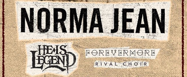 Norma Jean, He Is Legend, Forevermore, and Rival Choir announce U.S. tour